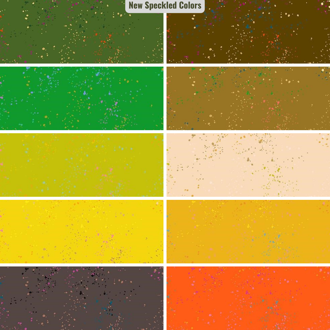 New Speckled Colors Fat Quarter Bundle by Ruby Star Society for Moda F ...