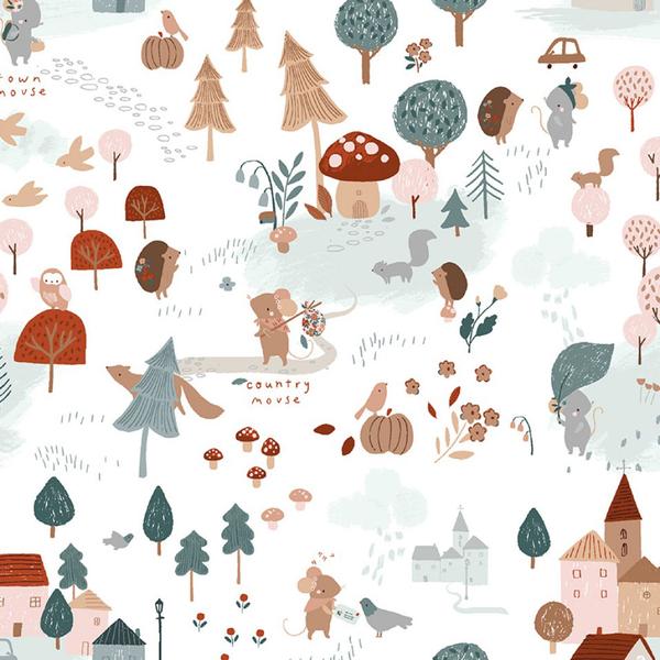END OF BOLT 18" Country Mouse by Dear Stella – Moonlight Quilters