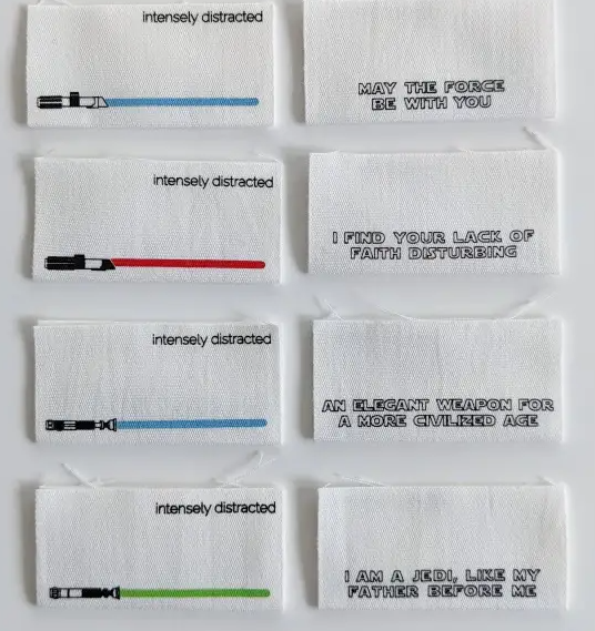 Legendary Light (Variety Pack Lightsaber/Star Wars Quote) Labels by In ...
